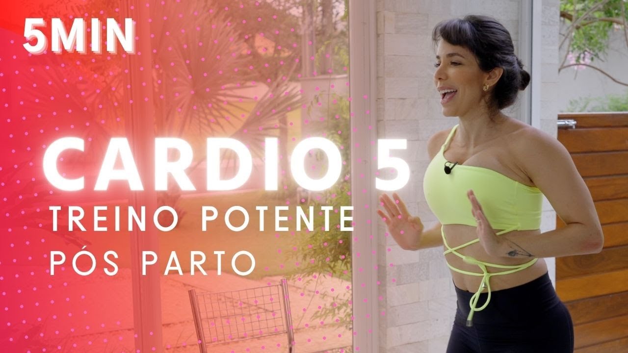 Treino Cardio de 5 minutos para PERDER PESO RÁPIDO! Cardio 5 - Carol ...