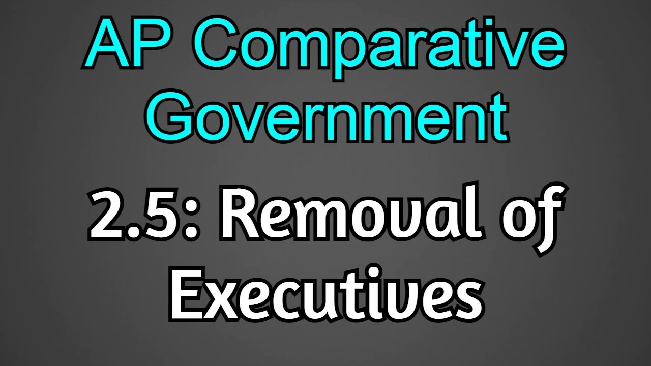 2.5: GET RID OF THE CHIEF EXECUTIVE! AP Comparative Government ...