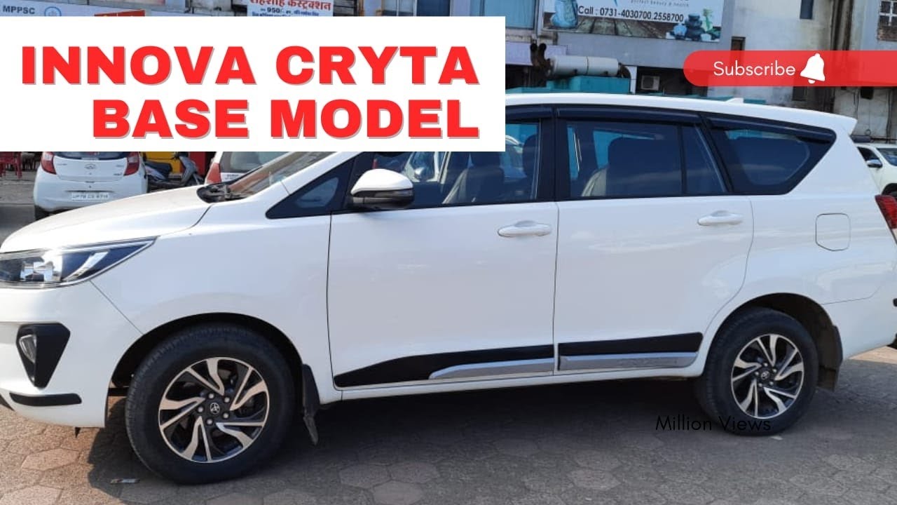 Toyata Innova Crysta base model, Toyota Innova Crysta modification # ...