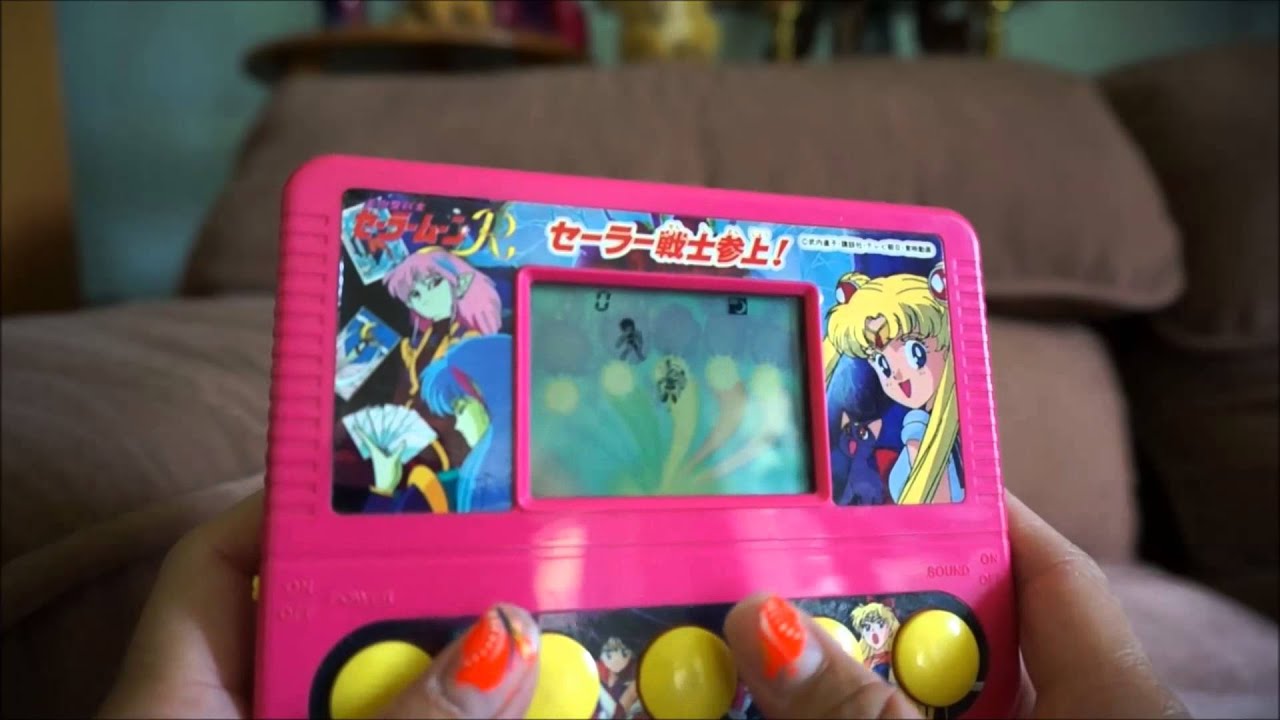 Sailor Moon R Bandai Handheld Game & Watch Video Game LCD LSI Crystal ...