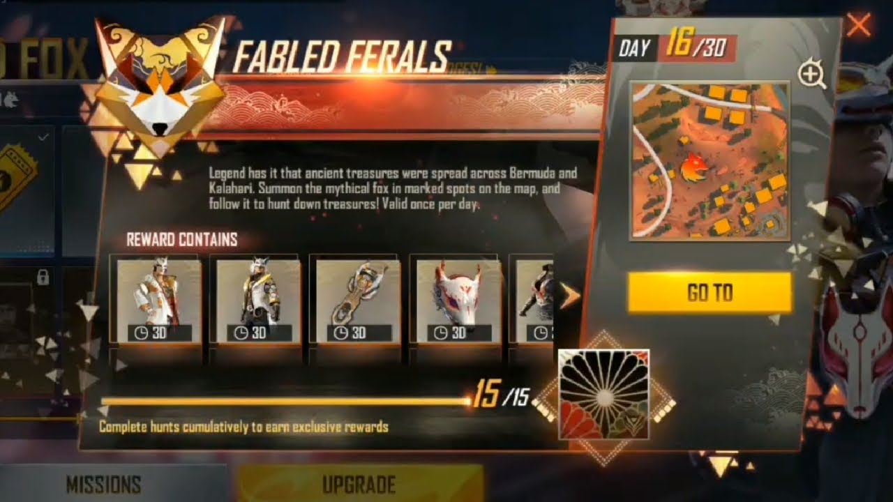 Where is the FABLE FERALS in the man on free fire FIND FABLED FERALS on ...