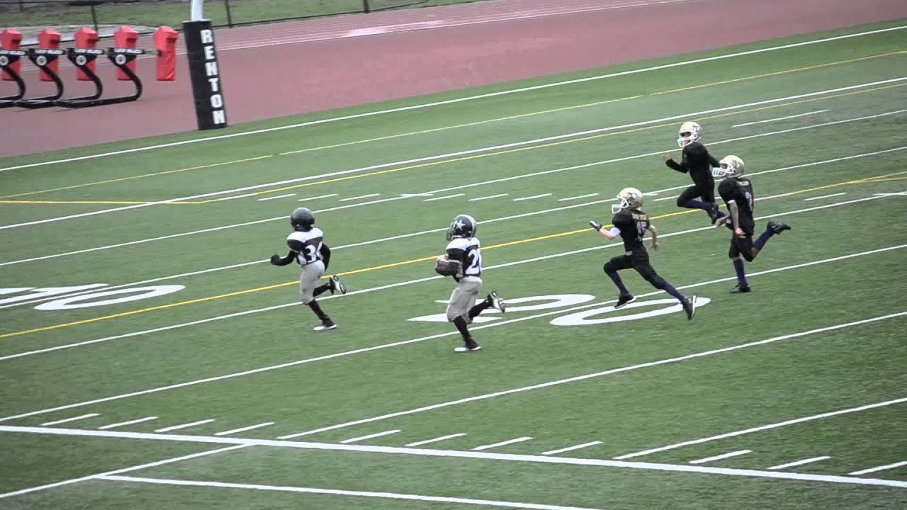 Renton Rangers Jrs Touchdown 09 27 13 - YouTube