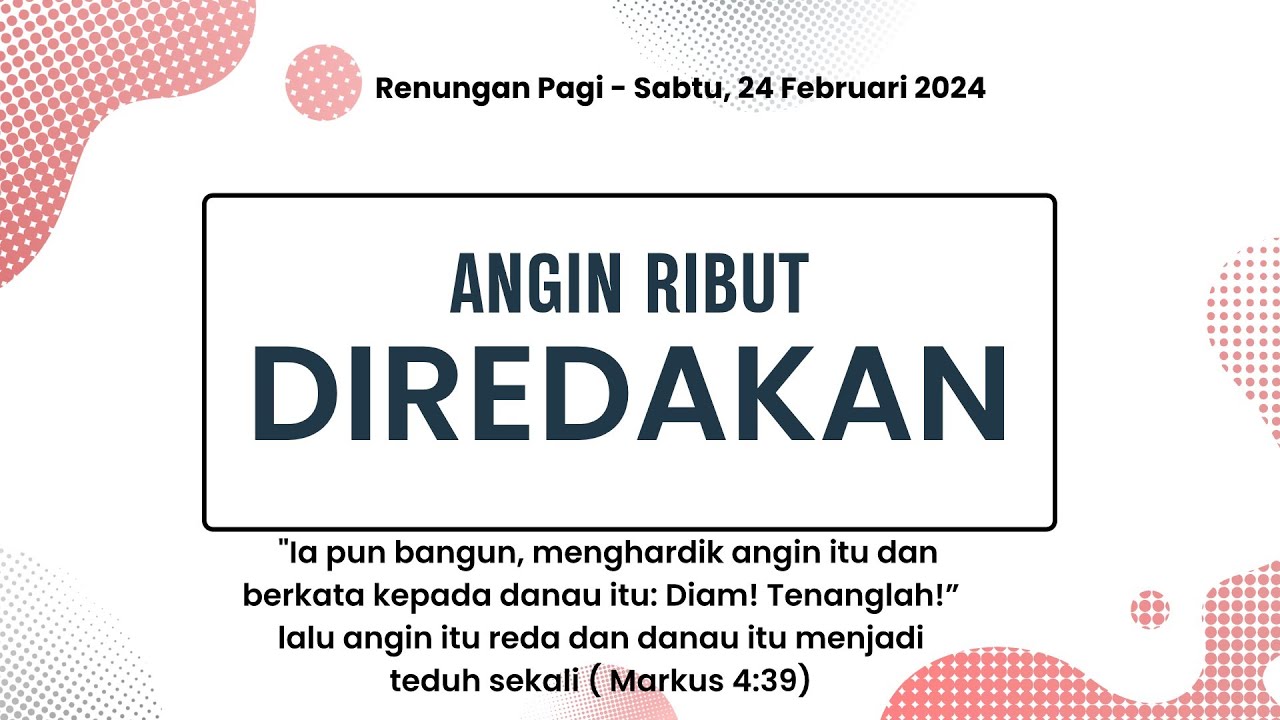 ANGIN RIBUT DIREDAKAN - YouTube