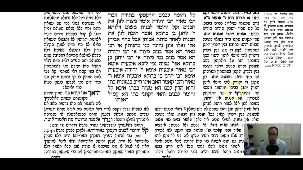 Kesuvos Daf 49a Daf Yomi Gemara (Talmud) Mesechet Ketubot - YouTube