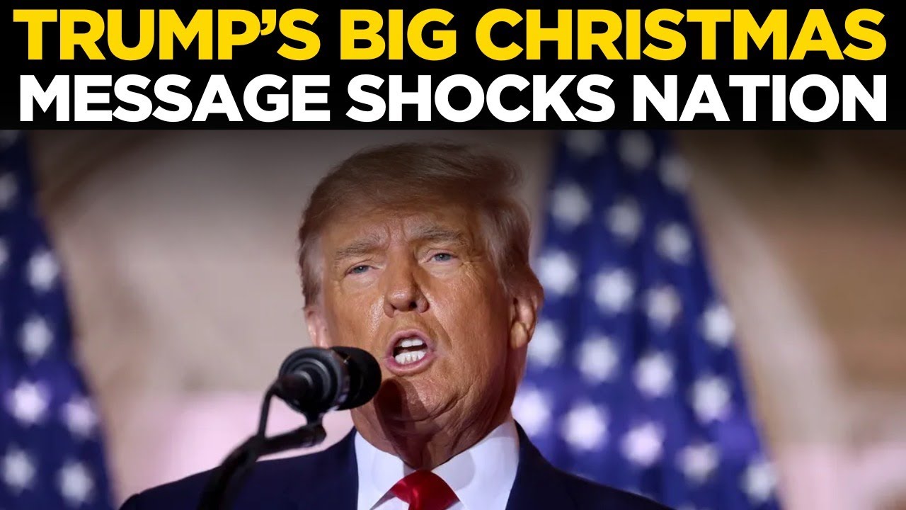 US News LIVE: Trump’s Christmas Announcement Leaves America Stunned ...