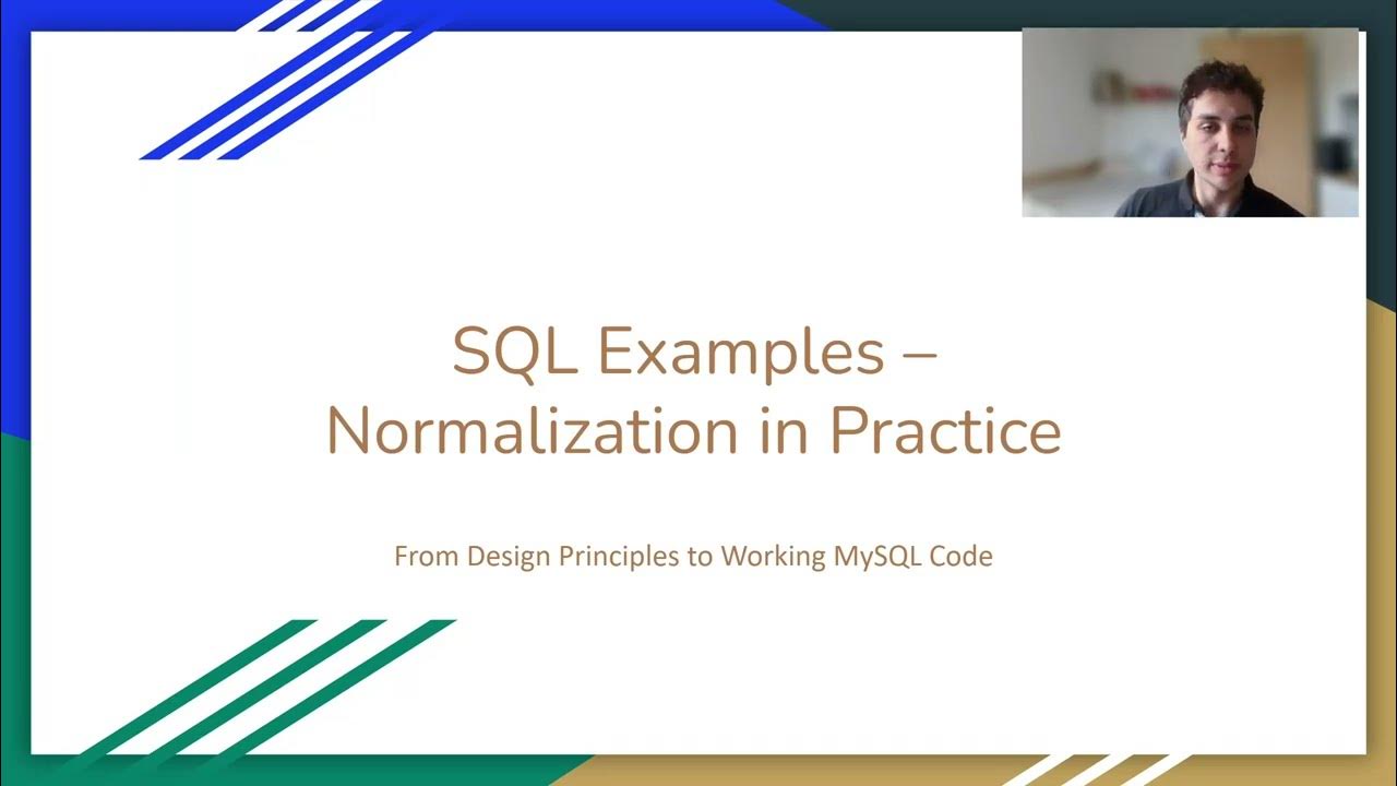 SQL Normalization with MySQL | Episode 3.5 – Build a Clean Database Schema - YouTube