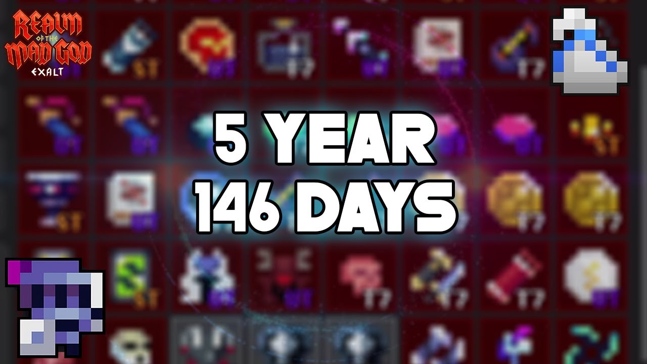 Rotmg Exalt | Account Review 5 Years 146 Days - YouTube
