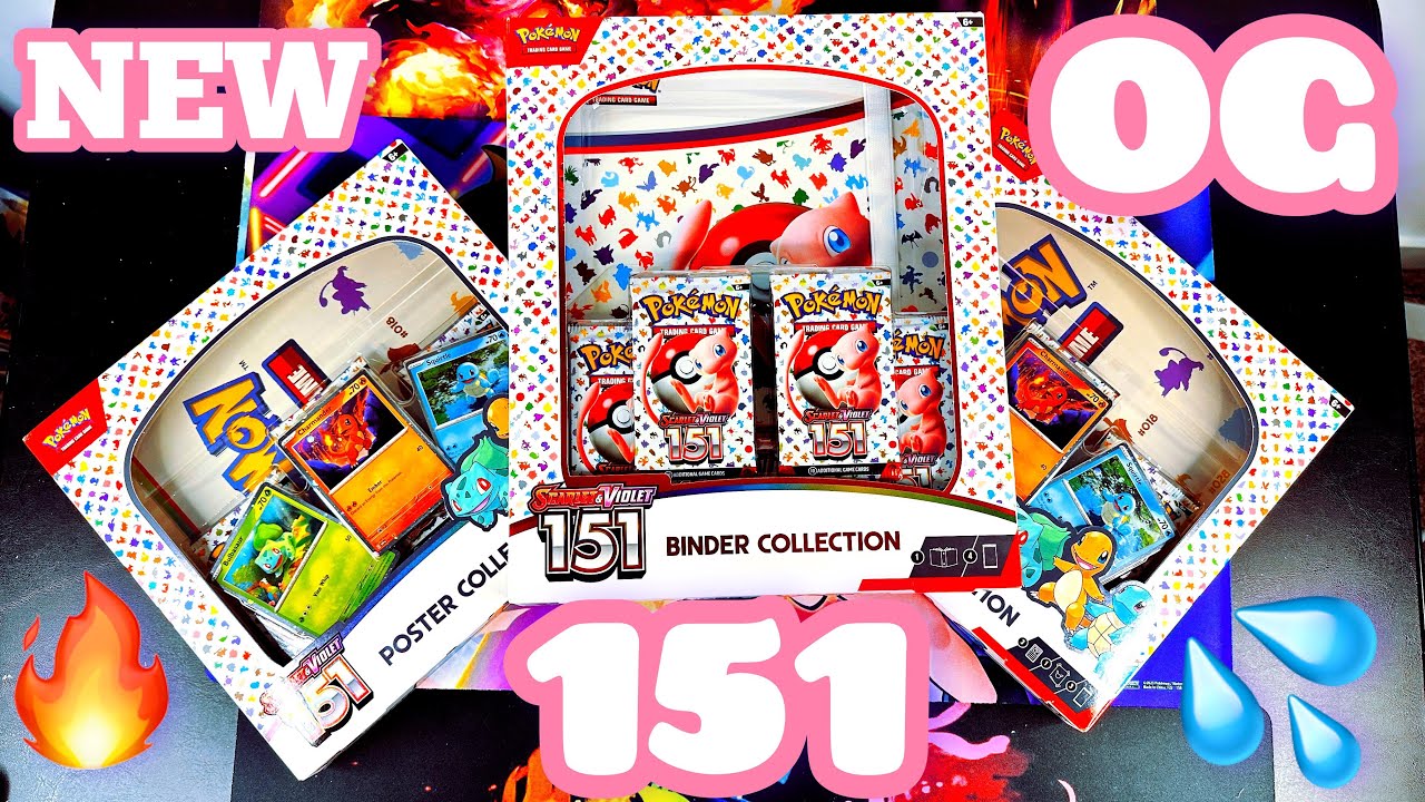 *NEW* Pokémon 151 BINDER & POSTER Collection Box OPENINGS!!! - YouTube