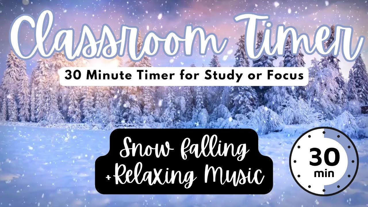 Calm Your Classroom with Snowfall & Soothing Music ️🎶 | Perfect for ...