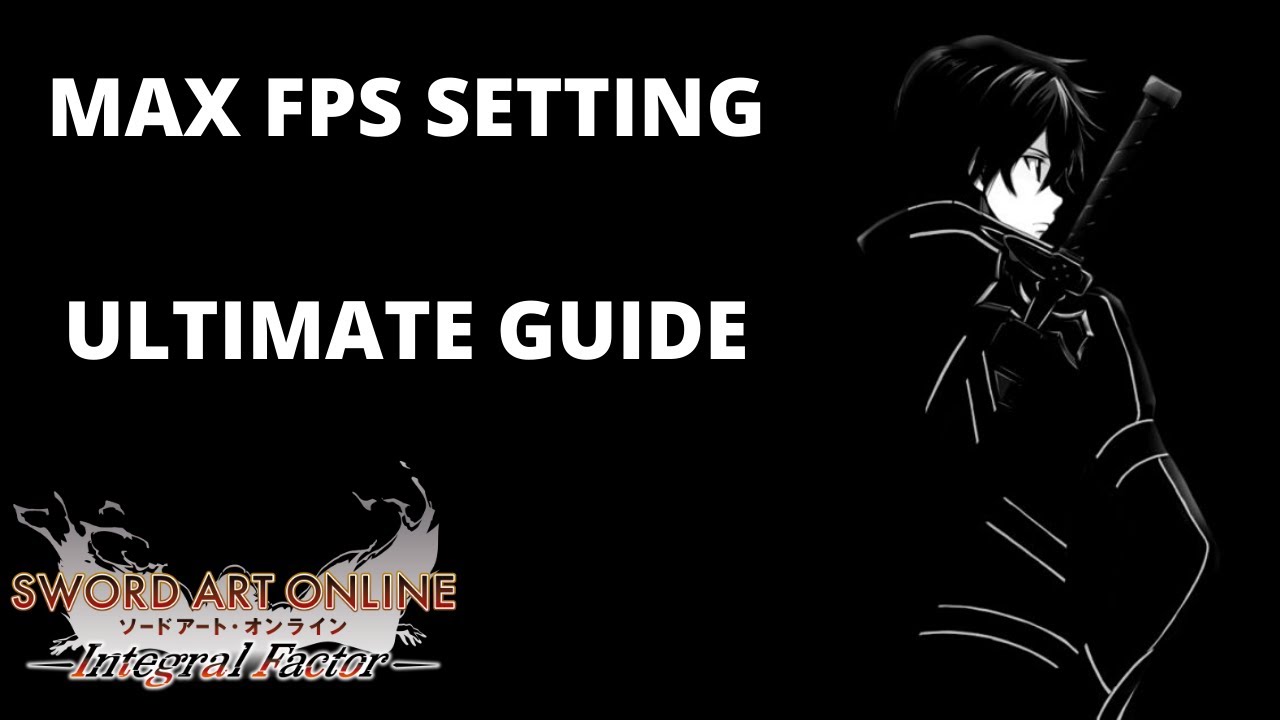 Smooth Max Fps Setting Guide SAOIF BASIC - YouTube