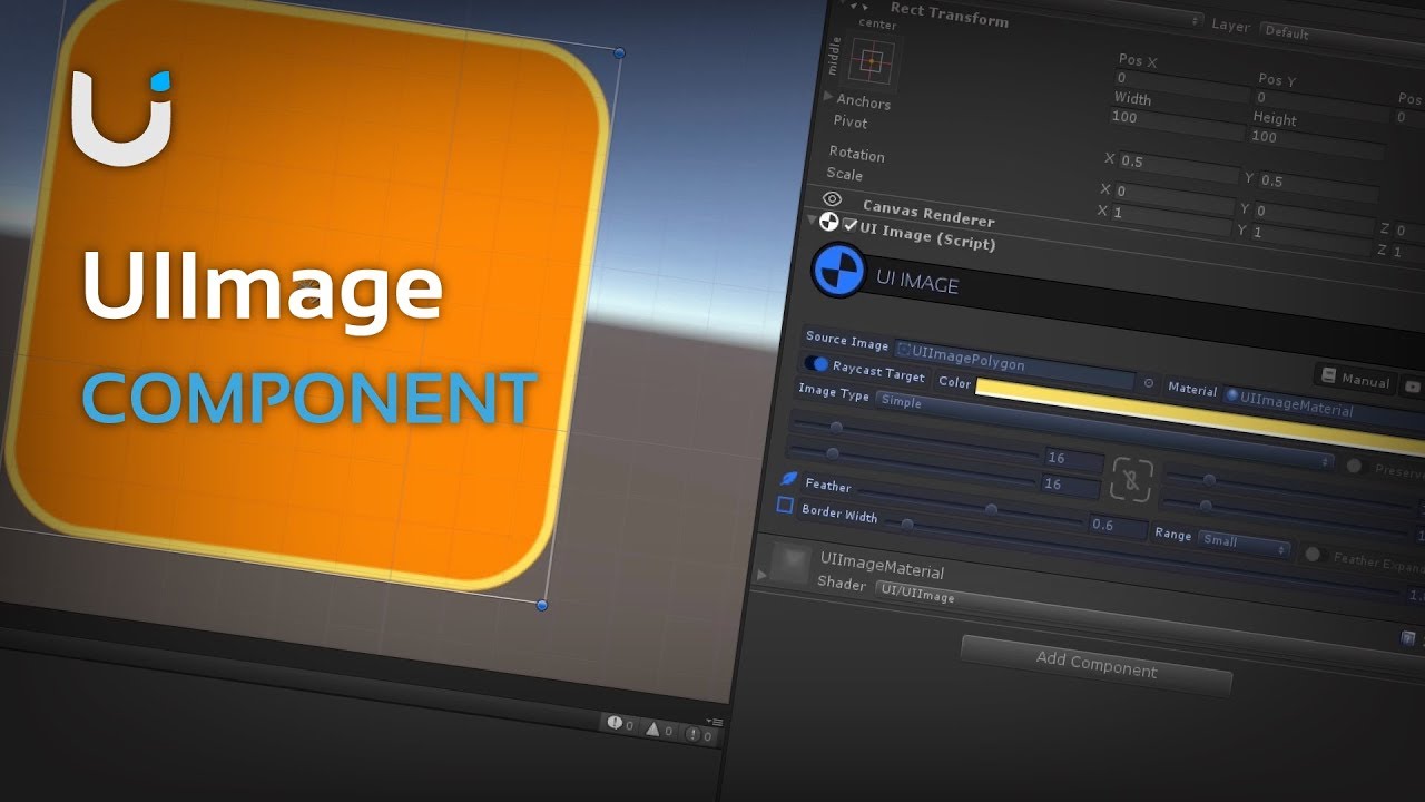 UIImage - Component - DoozyUI - UI Management System for Unity - YouTube