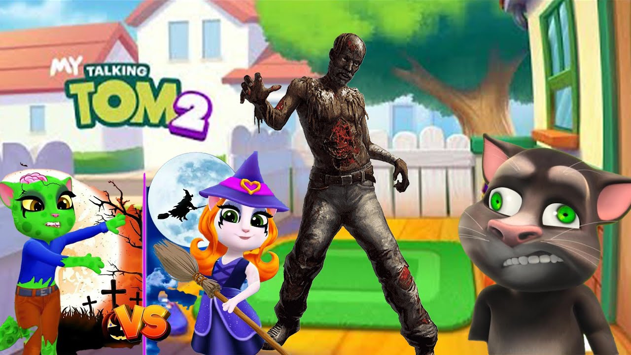 Talking Tom & zombies - YouTube