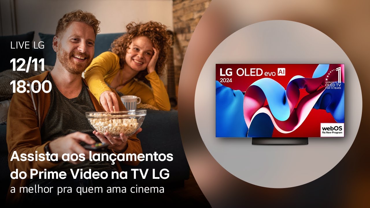Live LG | Lançamentos do Prime Video na TV LG! - YouTube