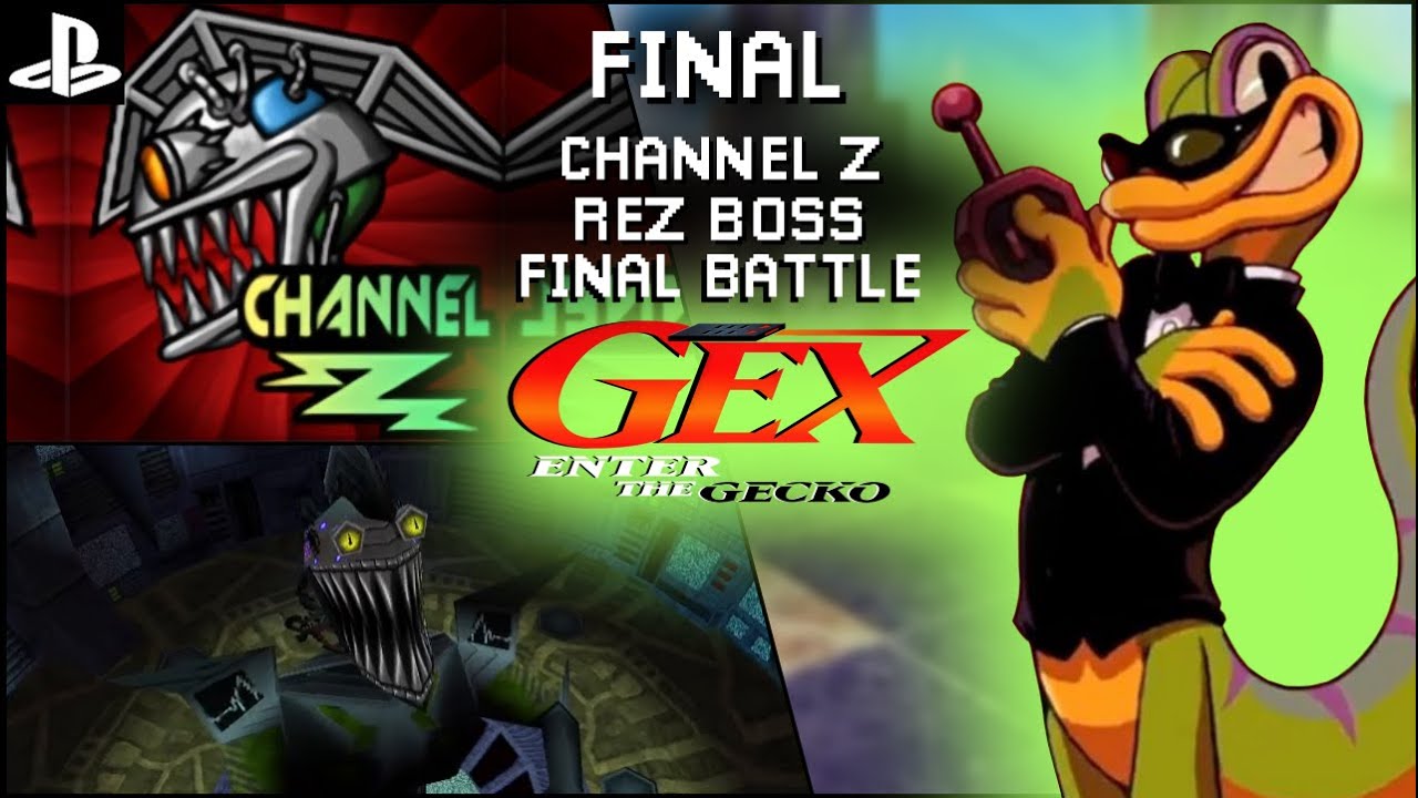 [Gex: Enter the Gecko] Ep. #Final [Channel Z] Rez Boss Final Battle ...