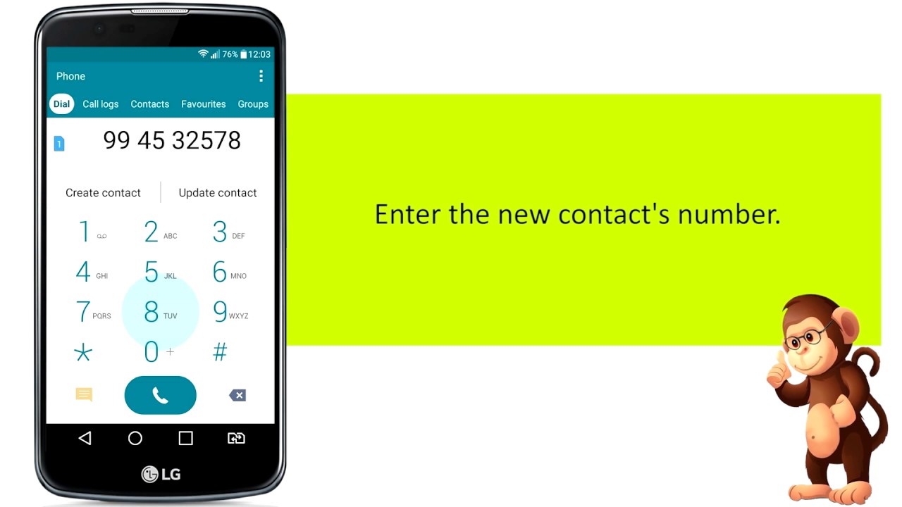 Lg How To Add a New Contact On LG K10 Apple Samsung smart phones user ...