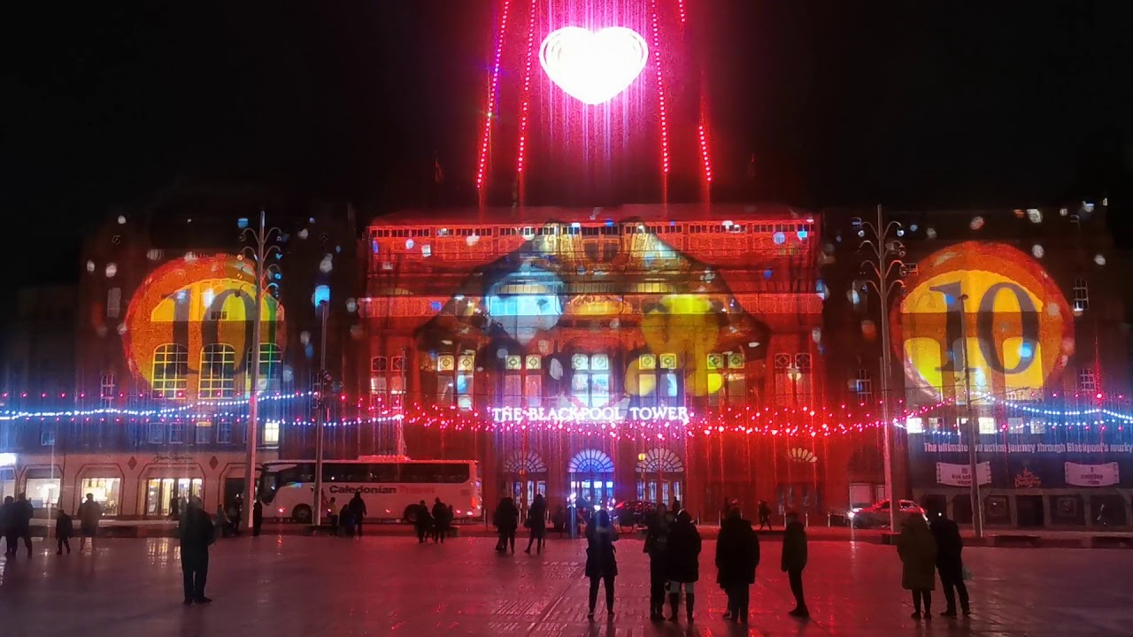 Sooty Lightpool projection Blackpool Tower 2019 - YouTube