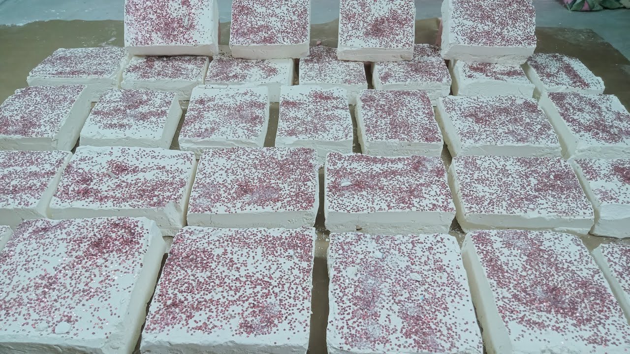 Soft glittery white gym chalk homemade blocks | Crunchy | Crispy ...