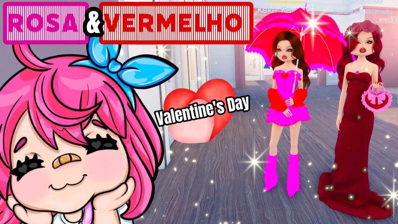 💗 SÓ PODE USAR ROSA E VERMELHO NO DRESS TO IMPRESS - Roblox - YouTube