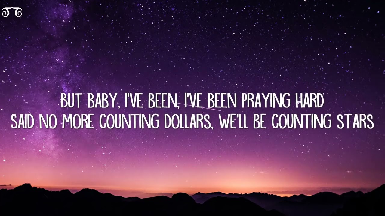 OneRepublic Counting Stars Lyrics - YouTube