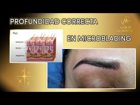 Profundidad correcta en microblading (clase gratis) - YouTube