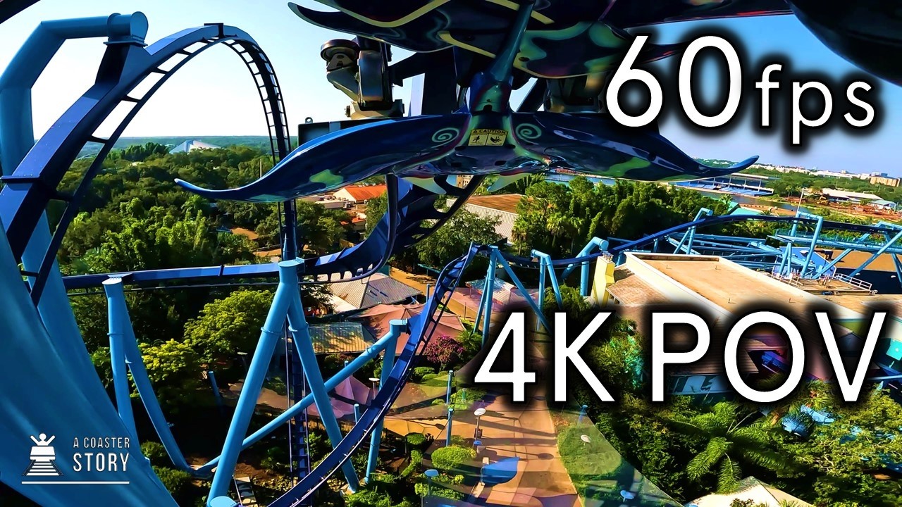 Manta (B&M Flying Coaster) - SeaWorld Orlando 4K60 POV - YouTube