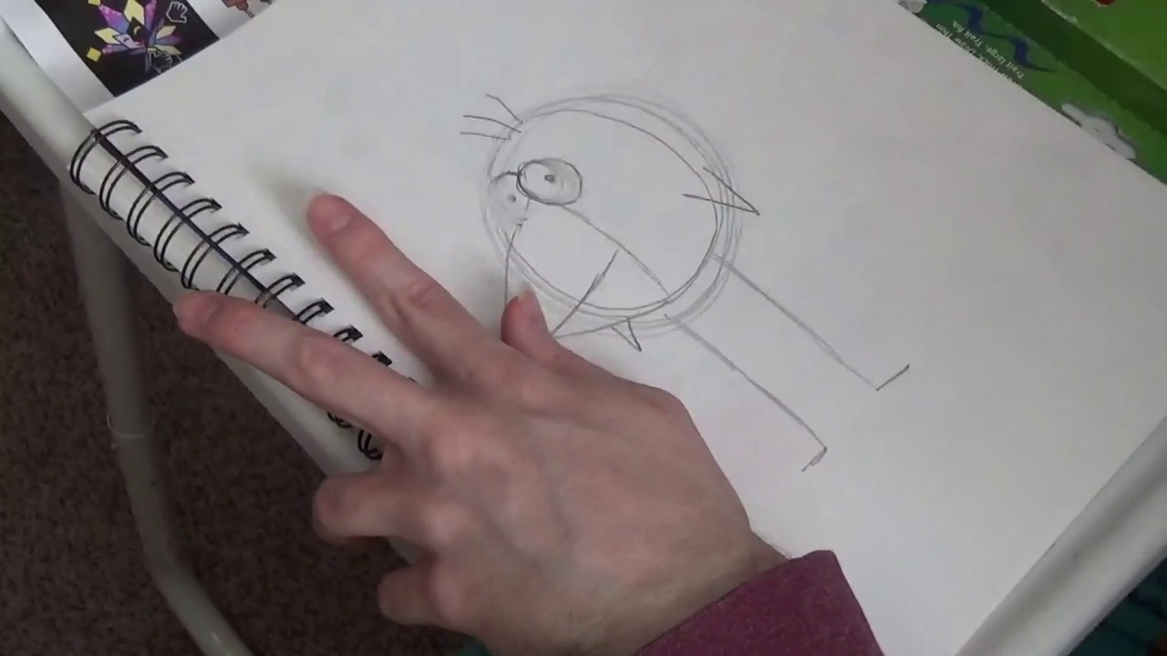 Speed Drawing - Chirp (Peep And The Big Wide World) - YouTube