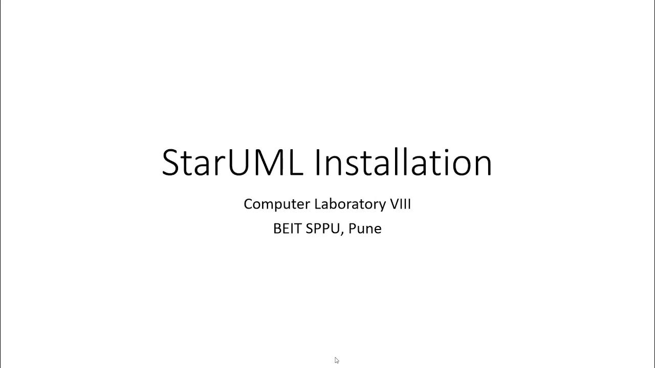 How to install StarUML tool - YouTube
