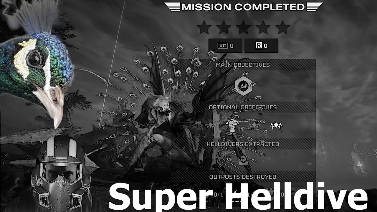 Helldivers 2 Successful Bug Super Helldive Solo with new Gas Warbond ...
