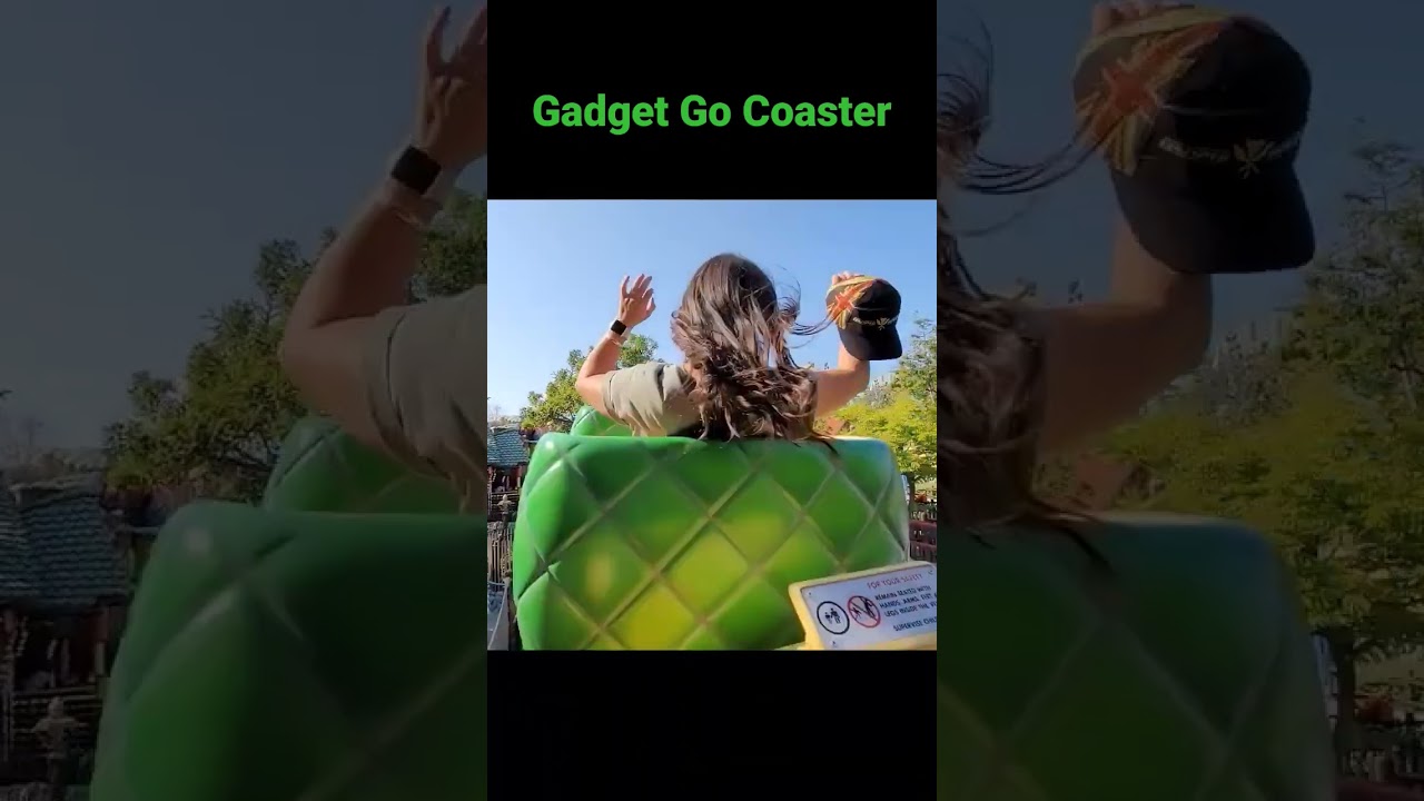 Gadget Go Coaster POV at Disneyland (Toon Town) - YouTube