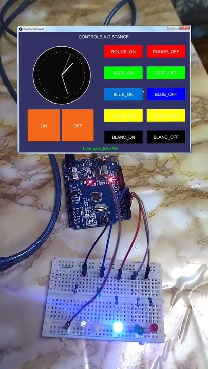 Controle à distance par arduino et processing. #arduino #processing ...