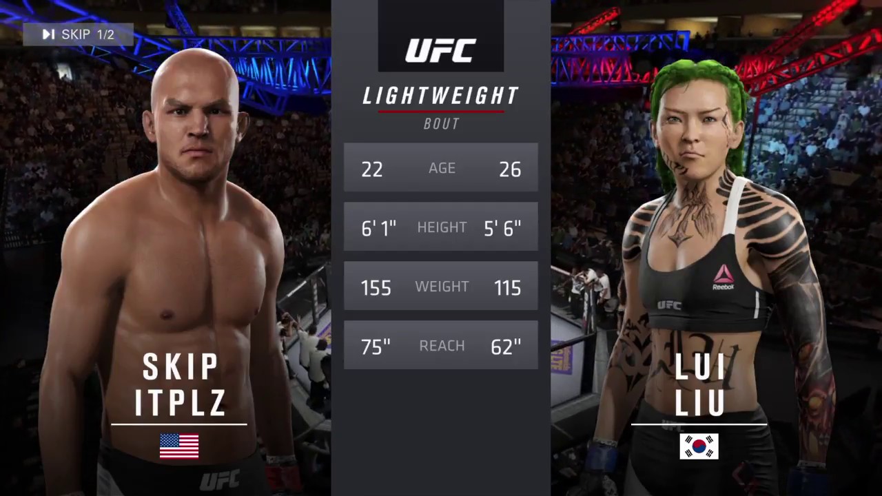 UFC 2 man vs woman - YouTube