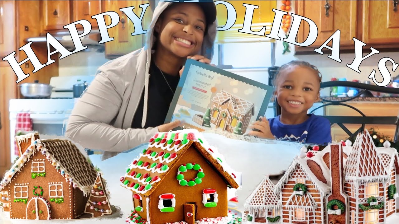 MAKING GINGERBREAD HOUSES - YouTube