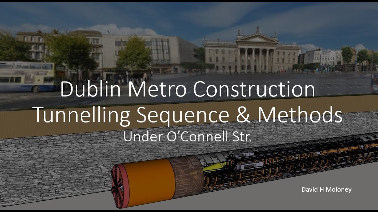 Metro Tunnel Construction Sequence - YouTube