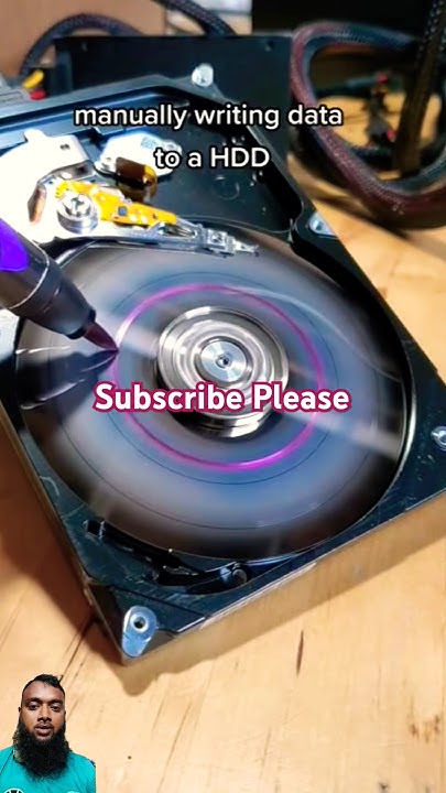 manually writing data to a HDD...kinda #shorts - YouTube
