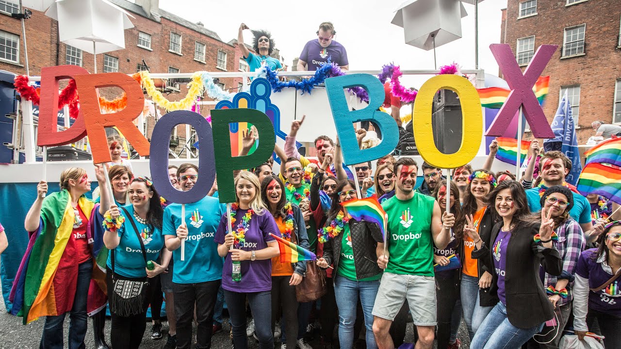 Dropbox at Dublin Pride - YouTube