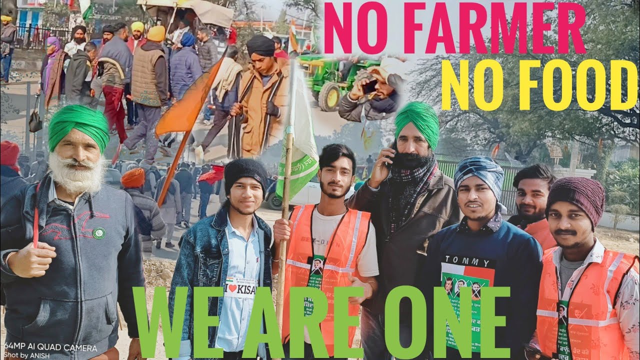 Farmers protest 🙏 // kisan tractor rally 🚲// // Delhi sindhu border ...
