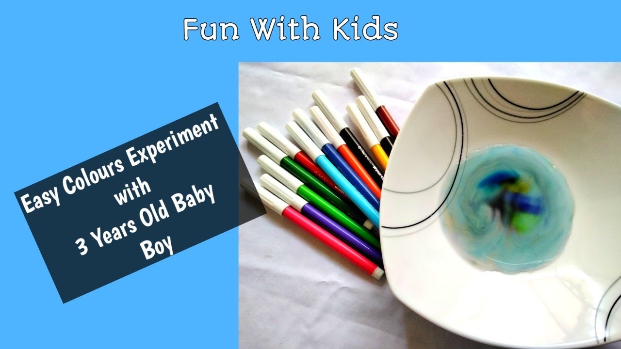 Easy Color Experiment for kids| learn Color and fun with kids New way ...