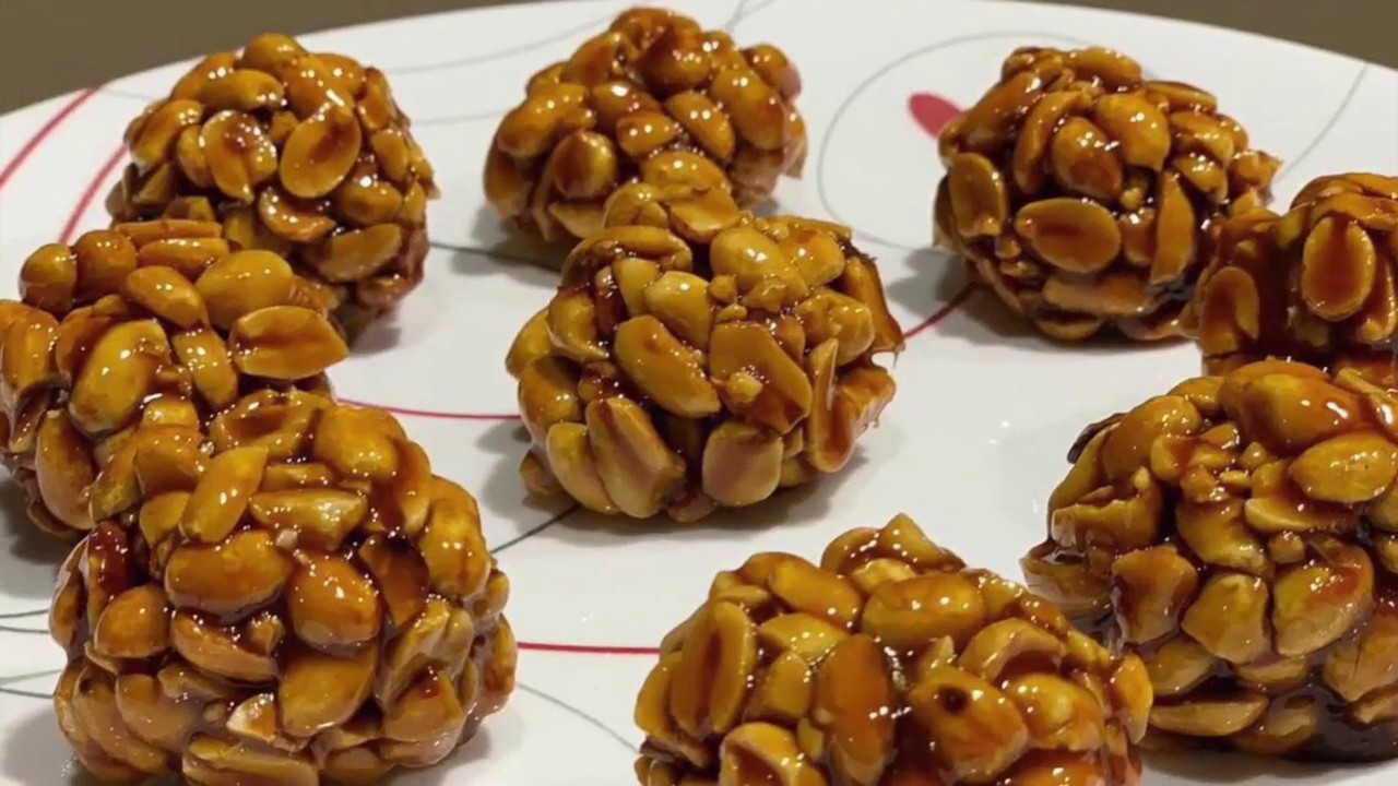 Homemade Peanut Laddu || Groundnut Laddu || The Seasoning Table - YouTube