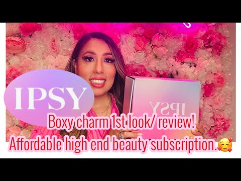 Ipsy boxy charm MAY 1st look unboxing! Affordable high end beauty box ...