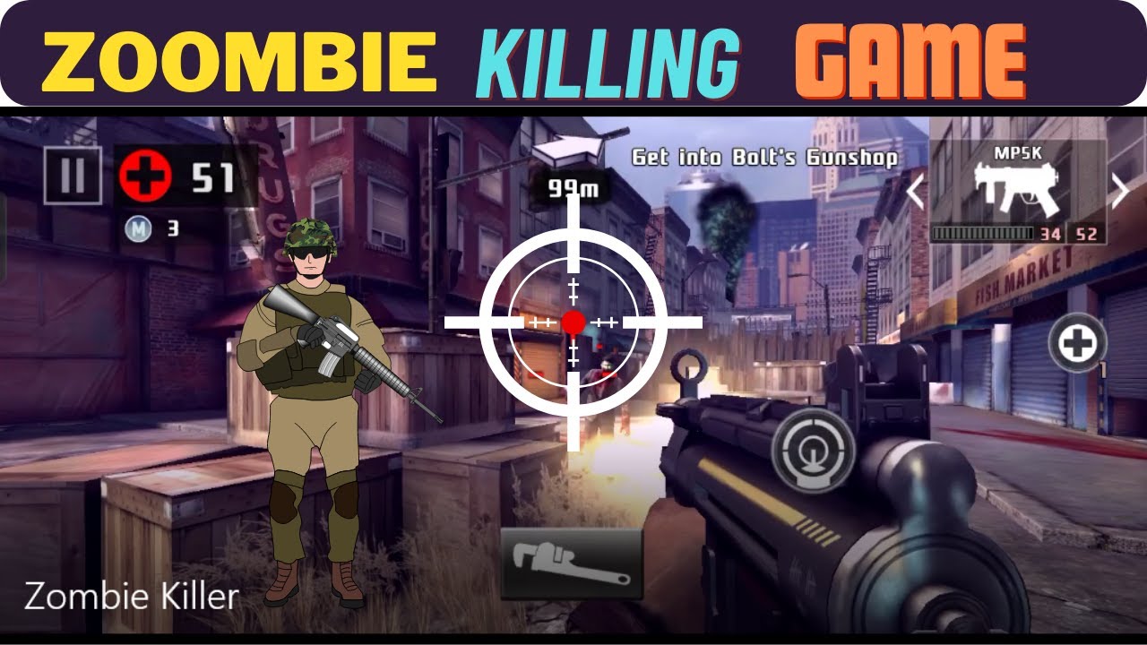 Zombie Killer Gameplay | Android Shooting Game 2024 - YouTube