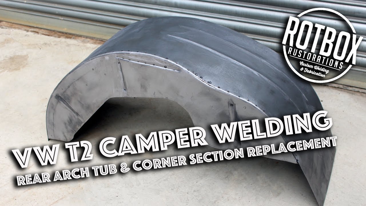 VW T2 Bay Window Arch Tub Replacement {Time Lapse} - YouTube