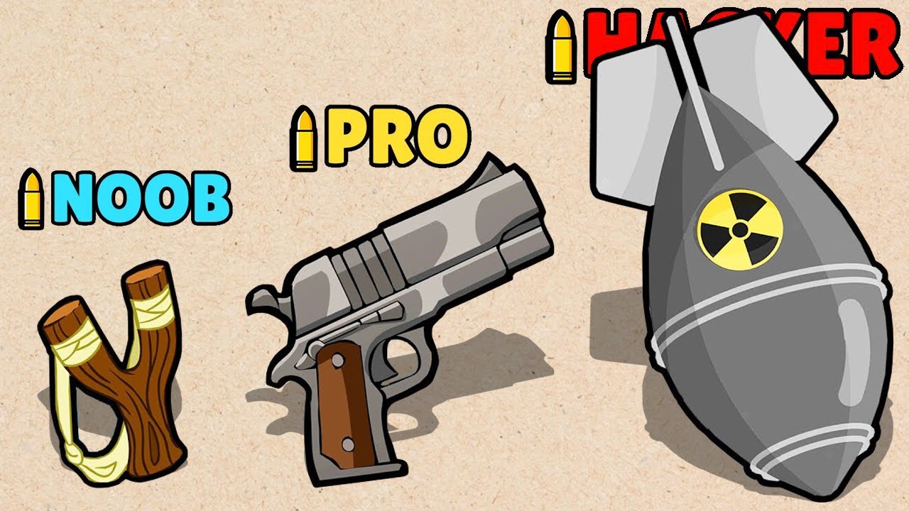Deck Gun Run - MAX LEVEL Gameplay Video 2024 (NOOB vs PRO vs HACKER ...