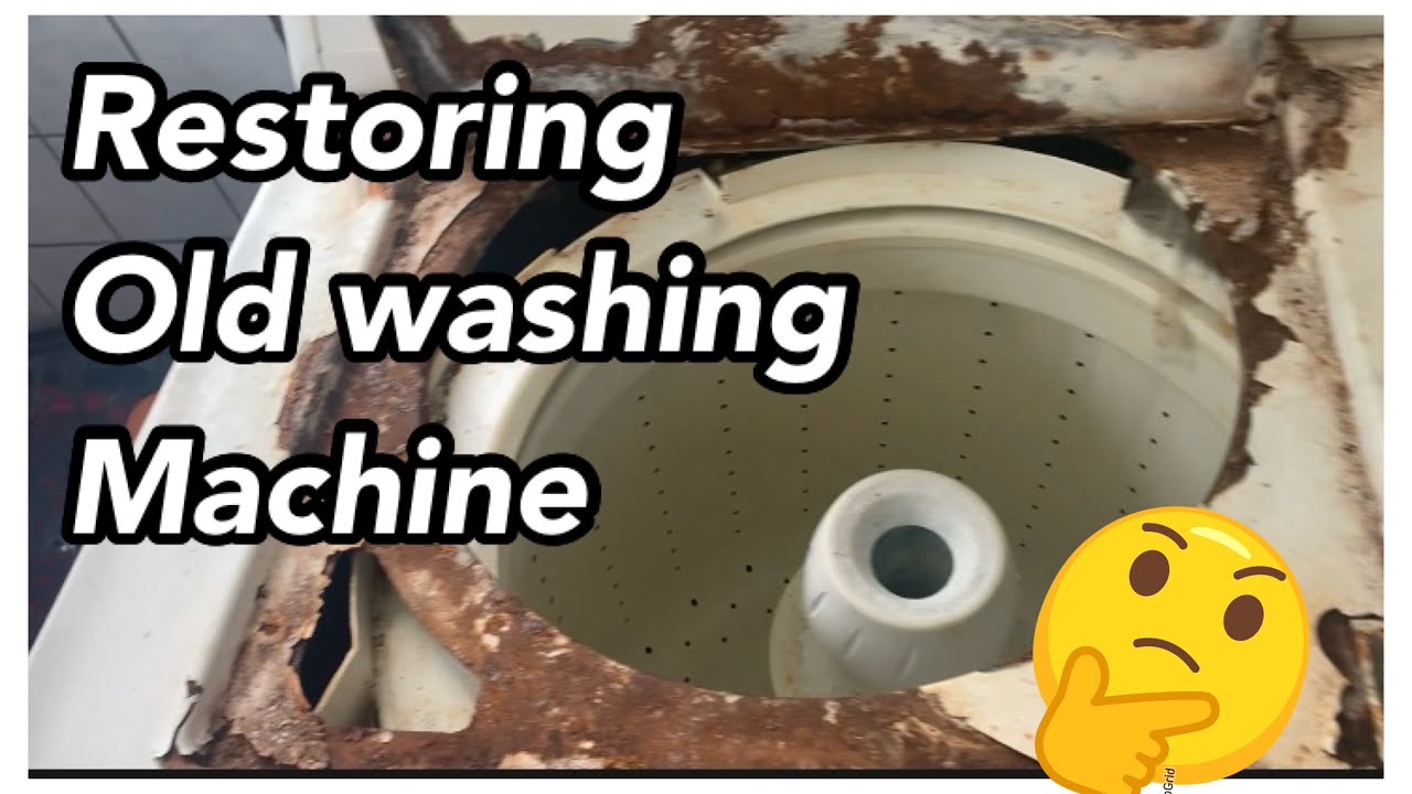 Restoring old washing machine - YouTube