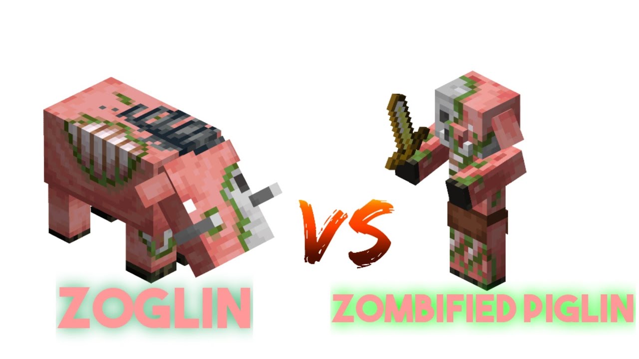 Minecraft Mob Battle | Zoglin Vs Zombified Piglin - YouTube