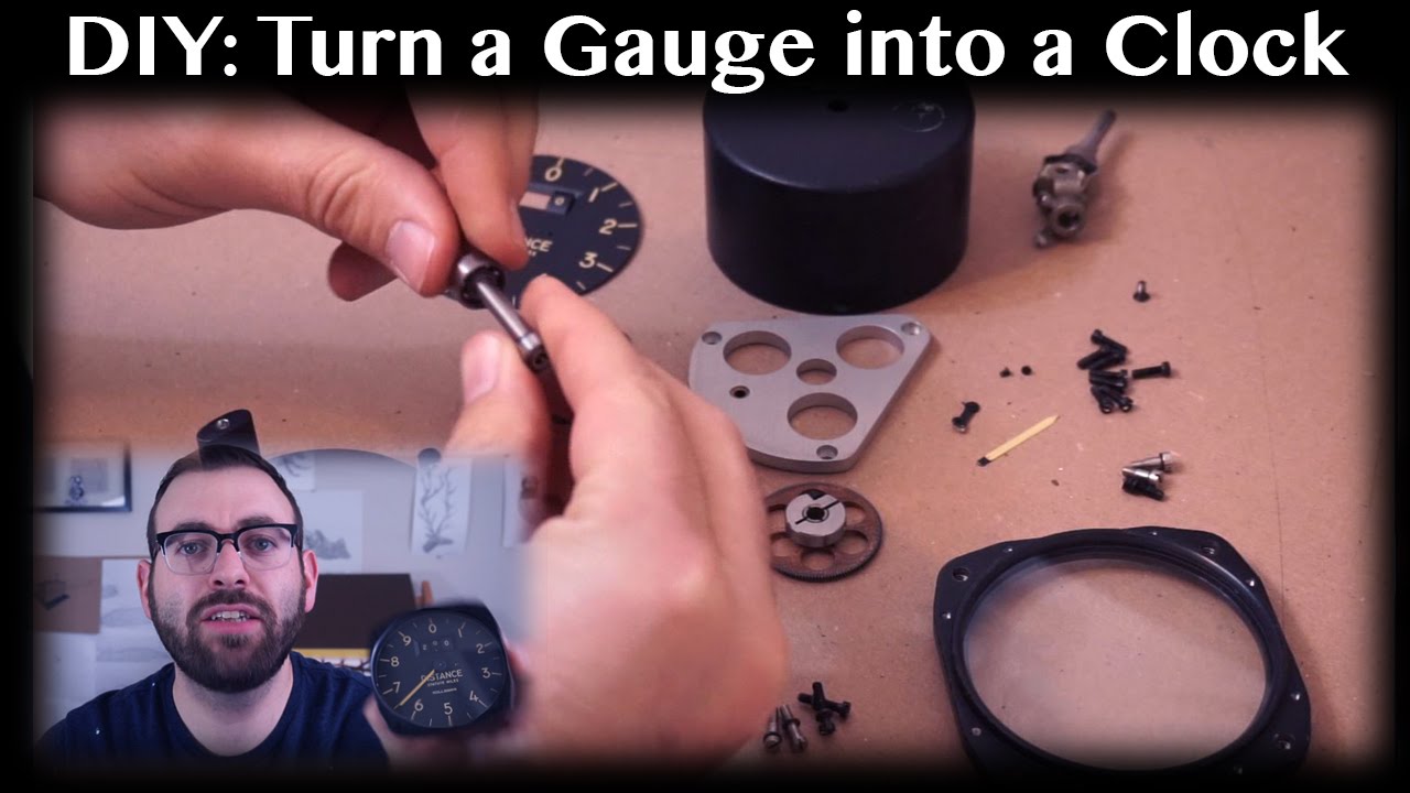DIY Making A Clock From A Vintage Aircraft Instrument - YouTube