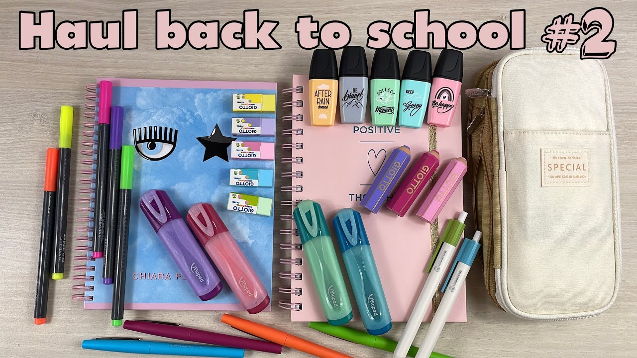 Haul back to school #2 🛍🤍 - YouTube