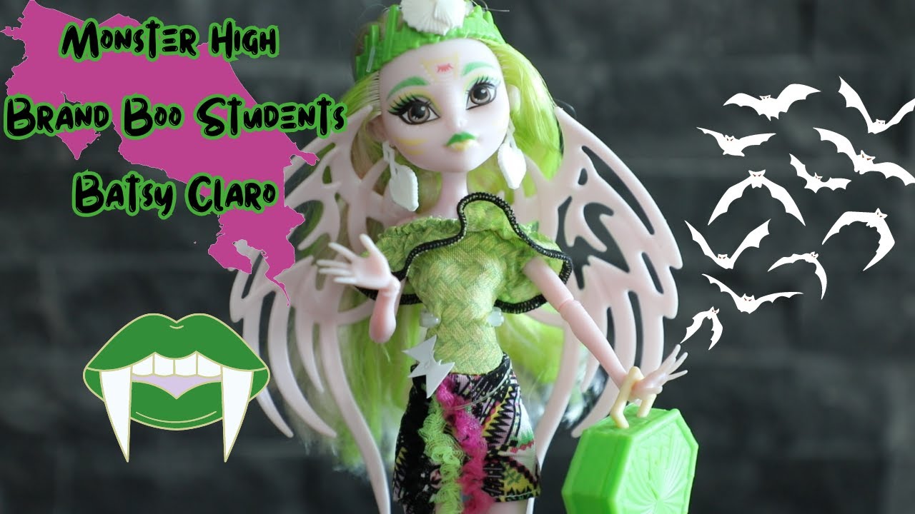 Monster High Brand Boo Student Batsy Claro review!! - YouTube