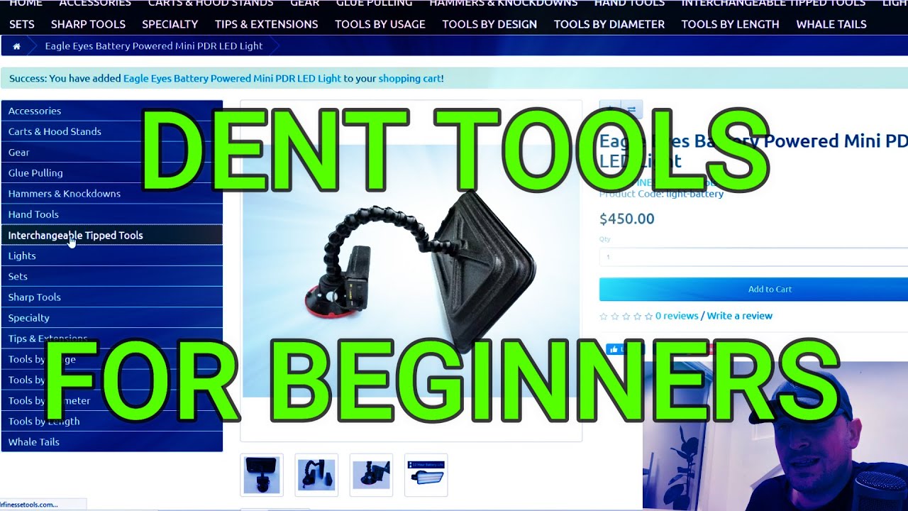 PDR Finesse Tools Beginner Set | PDR TOOLS SET For 1000$ - YouTube
