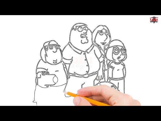 How To Draw Family Guy Characters Step By Step