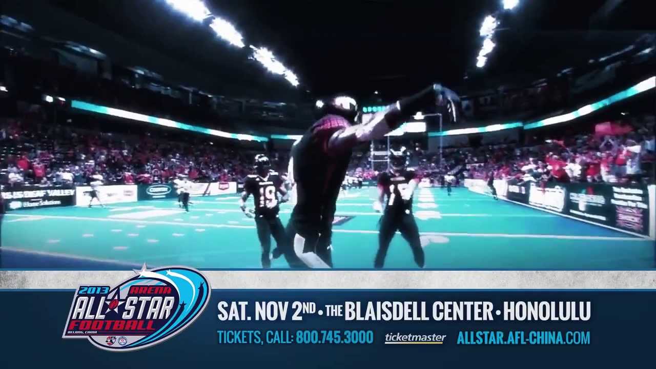 AFL China Arena All Star Game (Honolulu) - TV Spot - YouTube